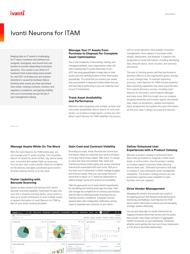 Ivanti Neurons For ITAM: Manage Your IT Assets From Purchase To ...
