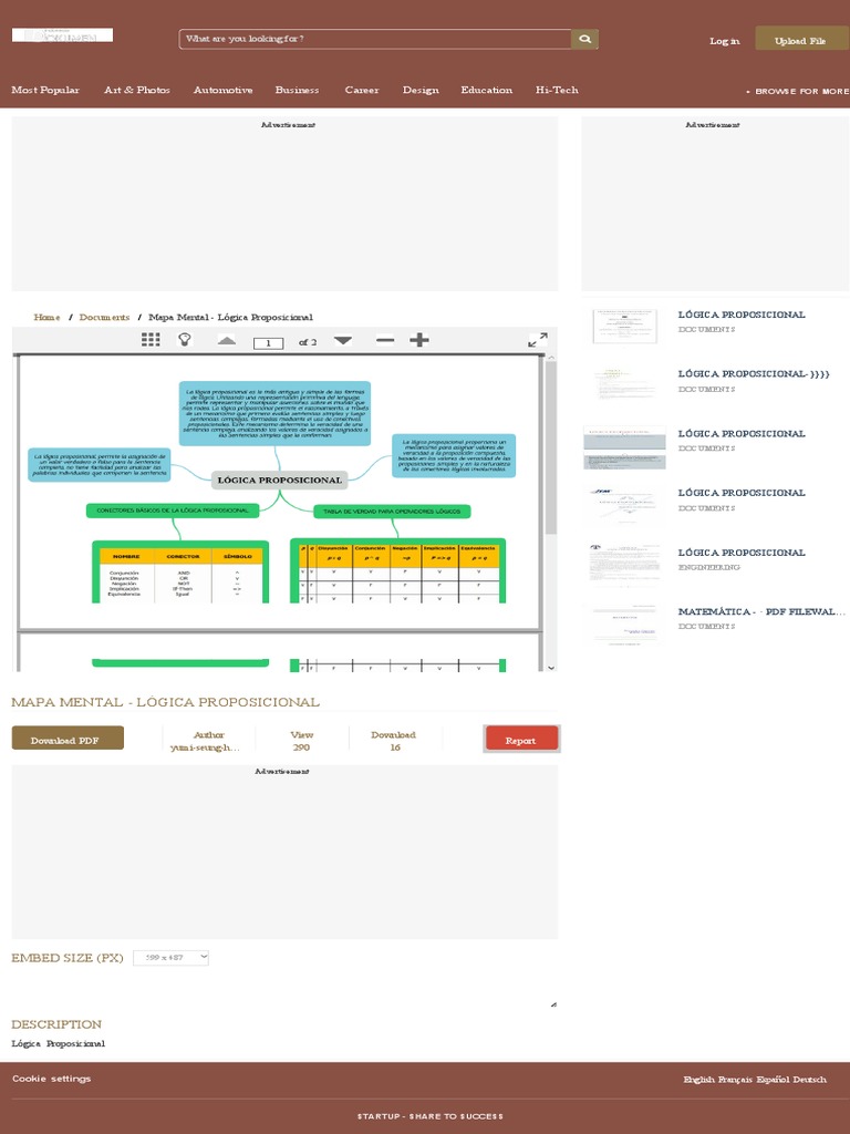 (PDF) Mapa Mental - Lógica Proposicional - DOKUMEN - Tips | PDF | Software | Computing