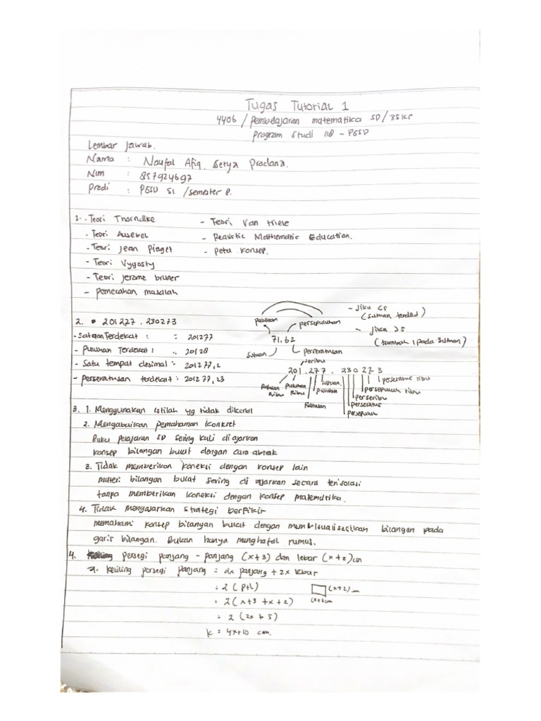 Tugas Tutorial 1 MTK | PDF