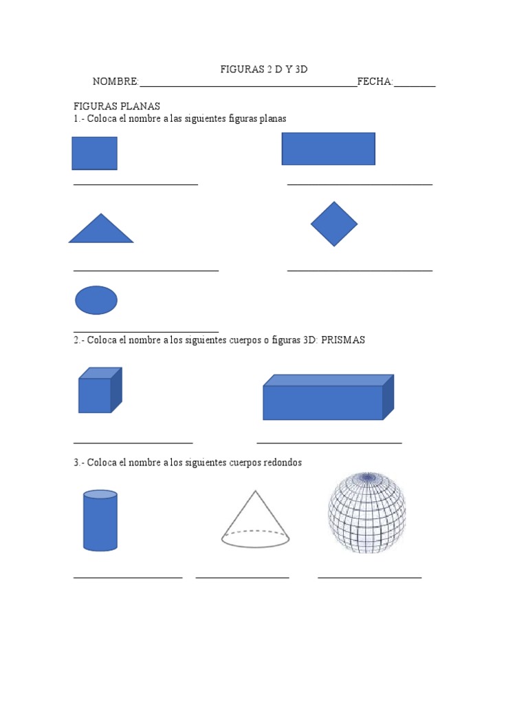 Figuras 2 D y 3D | PDF