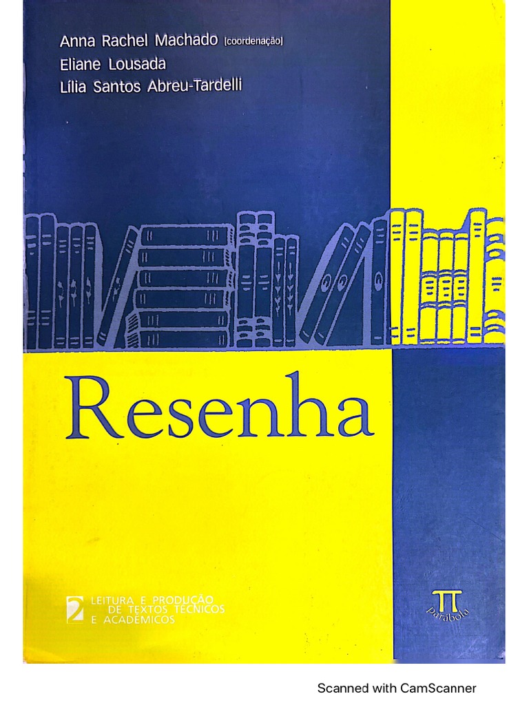 MACHADO, Anna Rachel - Resenha | PDF