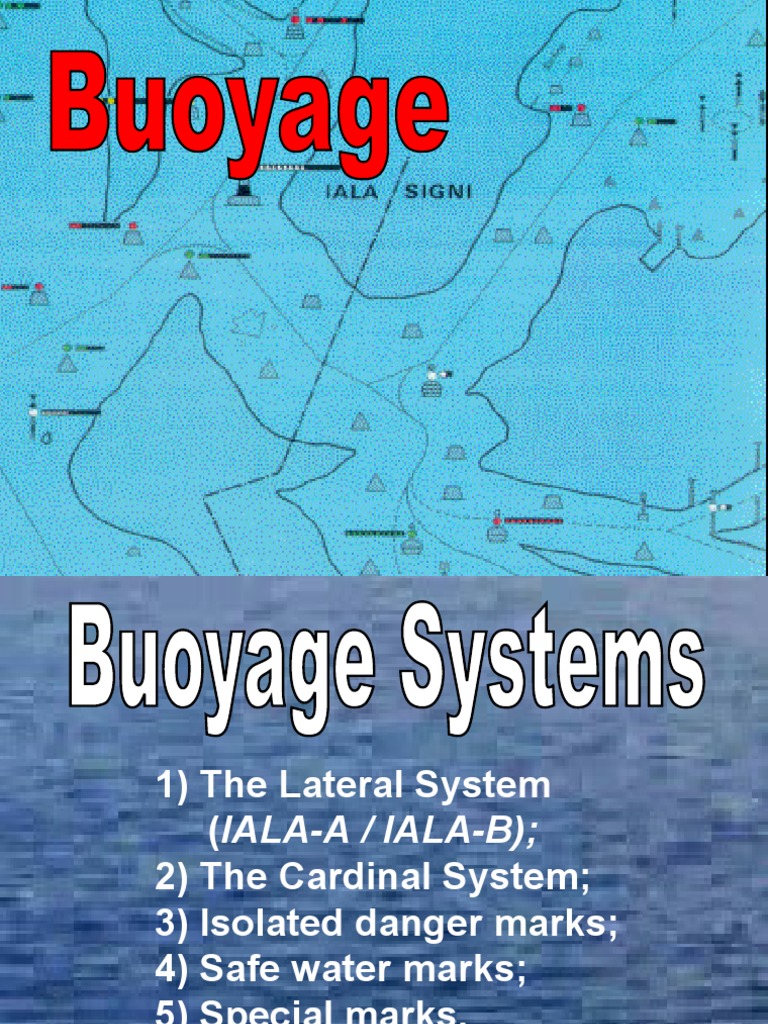 Maritime Buoyage Systems Guide | PDF | Graphic Design | Navigation