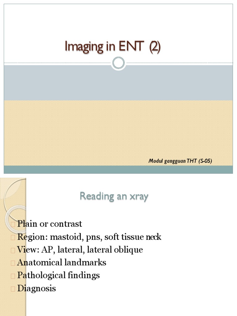 Imaging On ENT | PDF