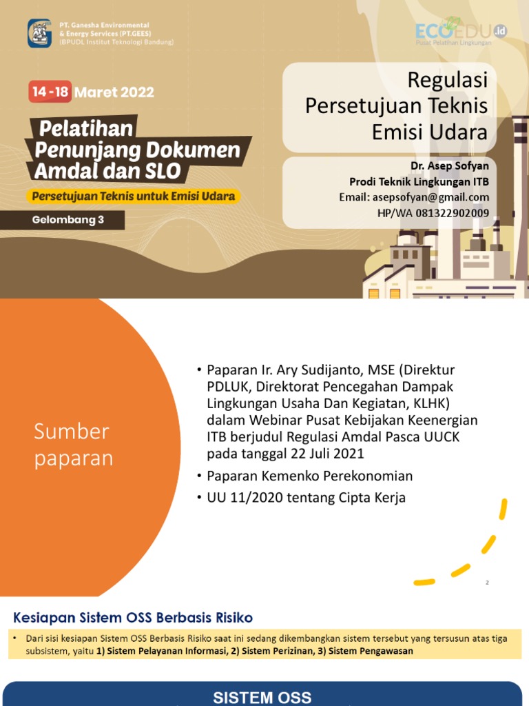Regulasi Persetujuan Emisi Udara | PDF