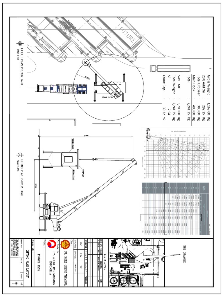 Lifting Plan Prover Tank | PDF