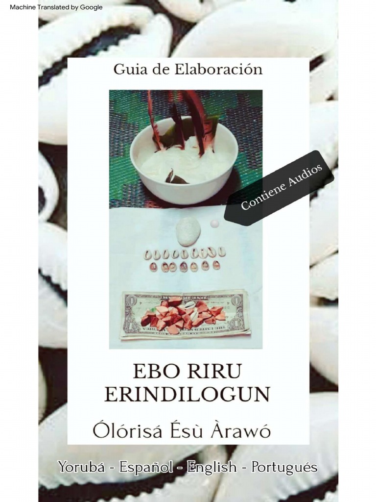 Ebo Riru: Guia de Sacrifícios Yoruba | PDF | Oração | Sacrifício
