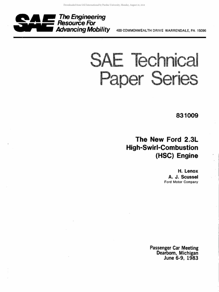 Ford HSC | PDF
