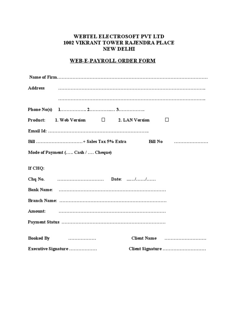 Webtel Electrosoft PVT LTD 1002 Vikrant Tower Rajendra Place New Delhi ...