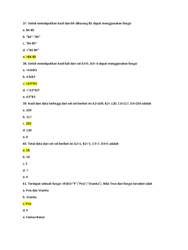 Kisi Kisi | PDF | Metode & Bahan Ajar