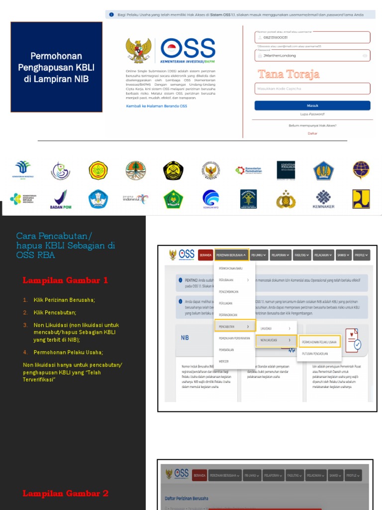 Penghapusan KBLI Di NIB | PDF
