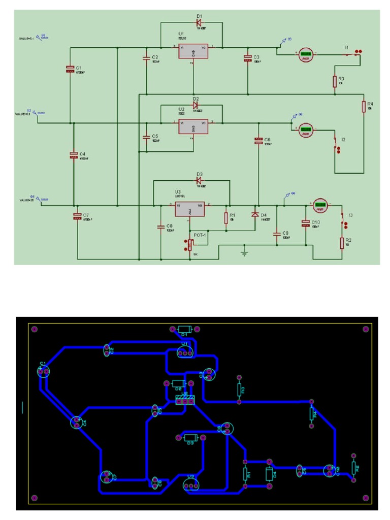 Diagrama de Proteus | PDF