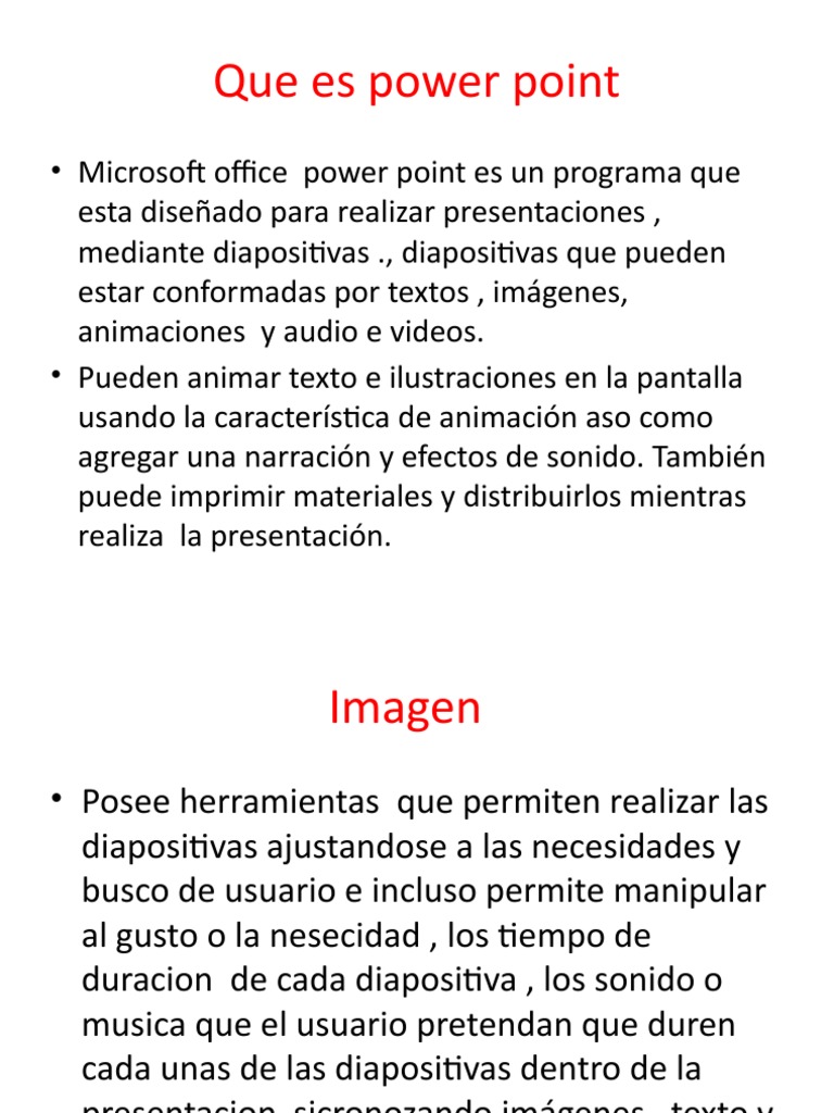 Que Es Power Point | PDF