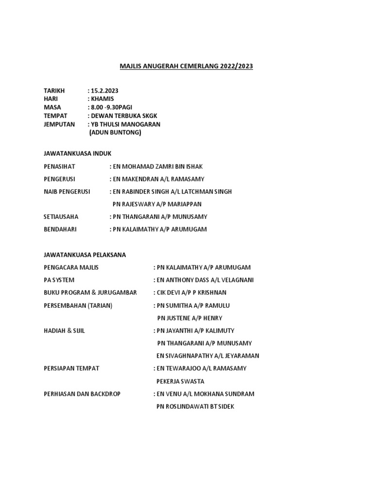 Ajk Hari Anugerah Pdf