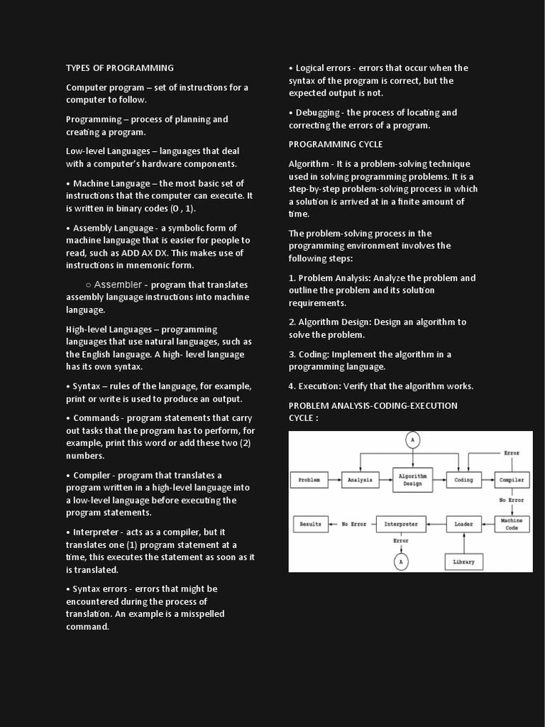 Types of Programming | PDF | Computer Programming | Computer Program