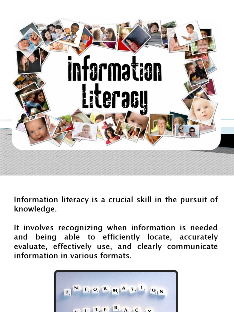 Information Literacy | PDF | Information | Information Literacy