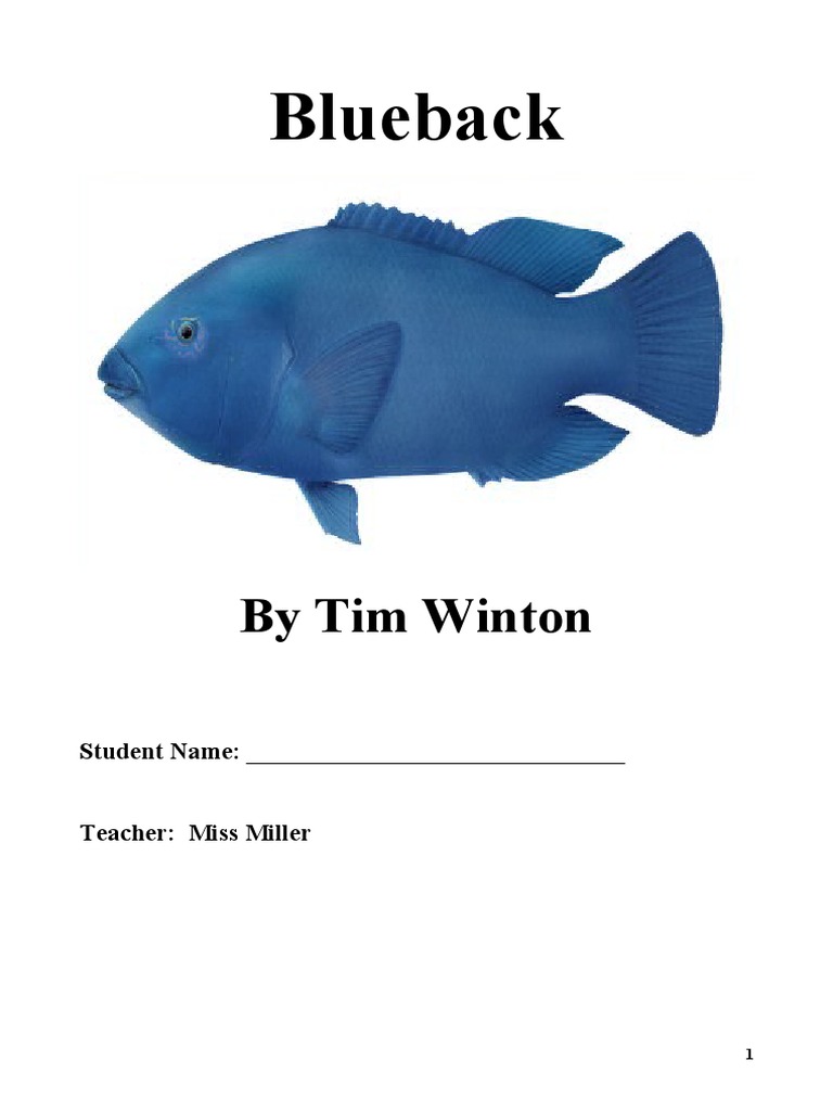 Blueback Chapter Questions | PDF