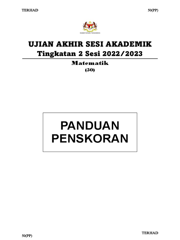 Skema UASA MM_T2-2022 | PDF