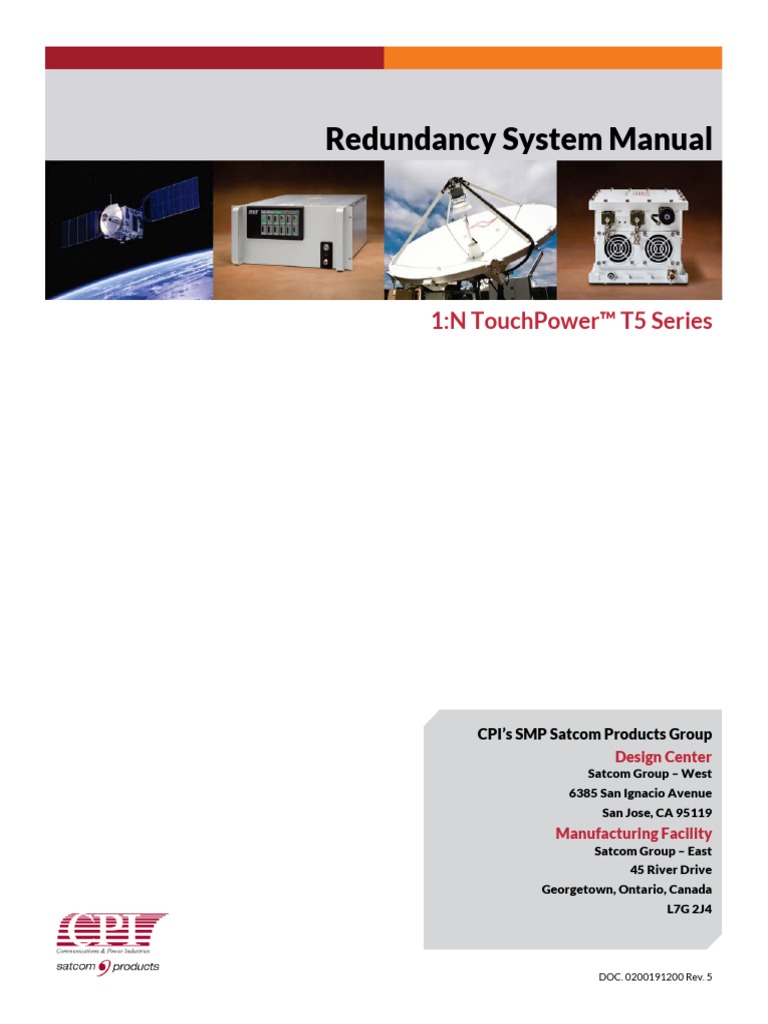 0200191200r5 Manual, 1forn TouchPower™ T5 Series Redundancy | PDF | Amplifier | High Voltage