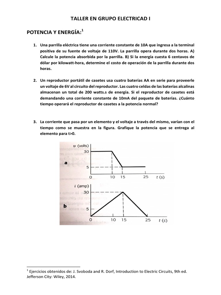 Taller N°6 (Potencia) | PDF