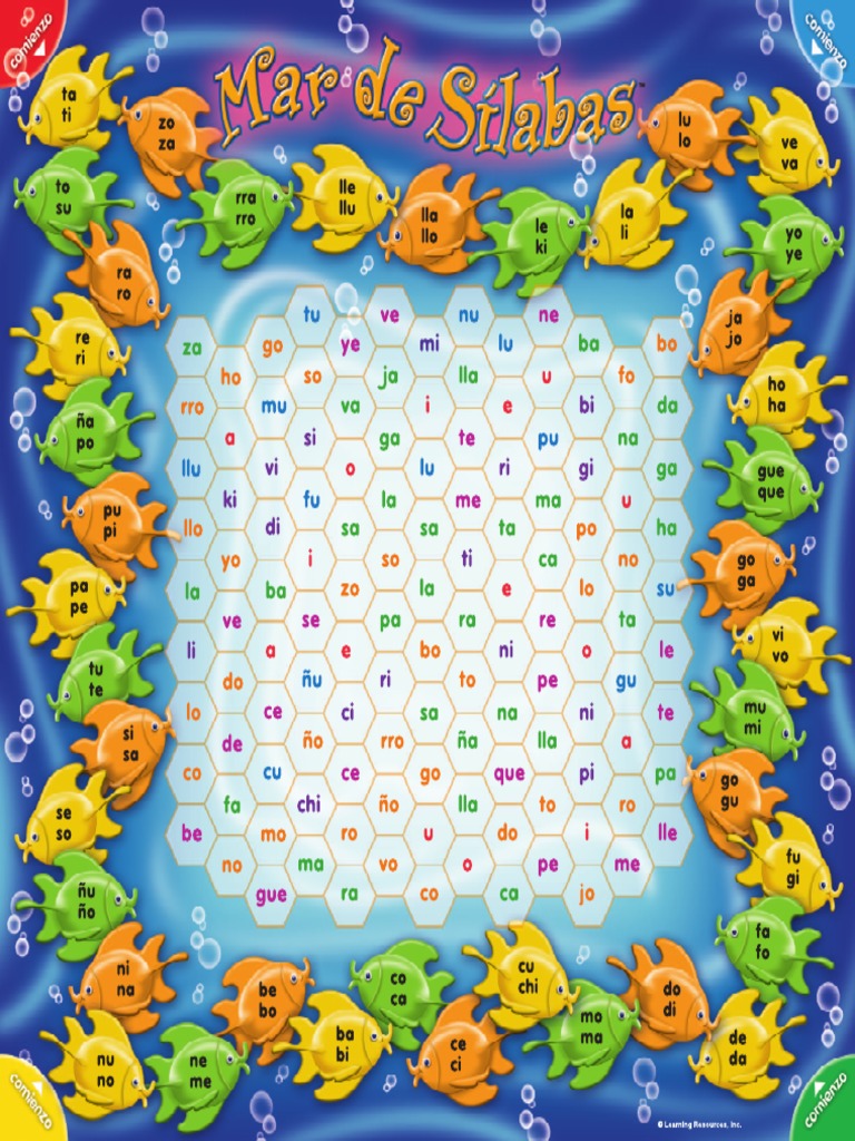 Mar-de-Silabas-Sea-of-Syllables | PDF
