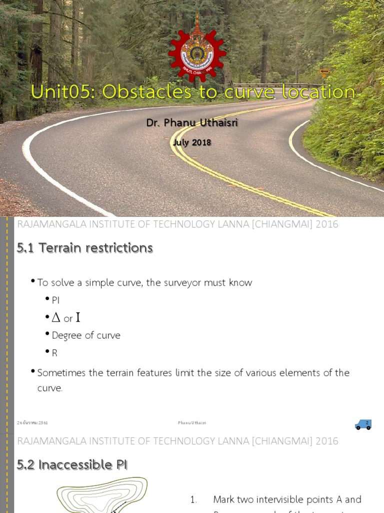 Unit05 - Obstacles To Curve Location | PDF