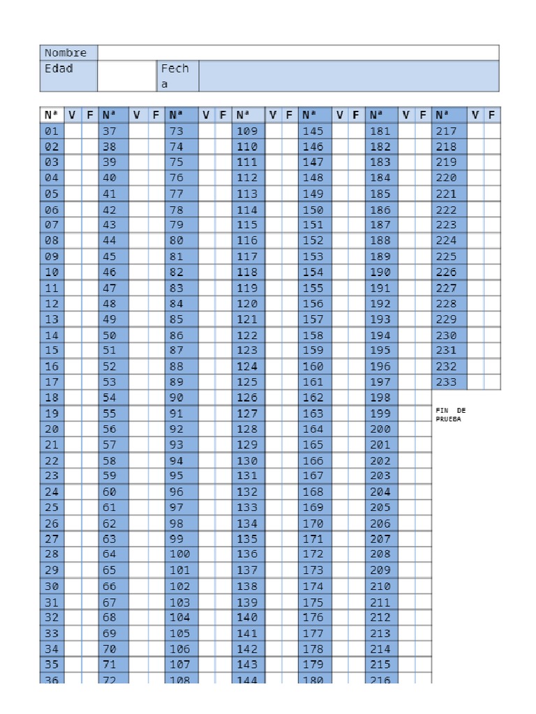 Cuadernillo de Respuestas de CPS | PDF