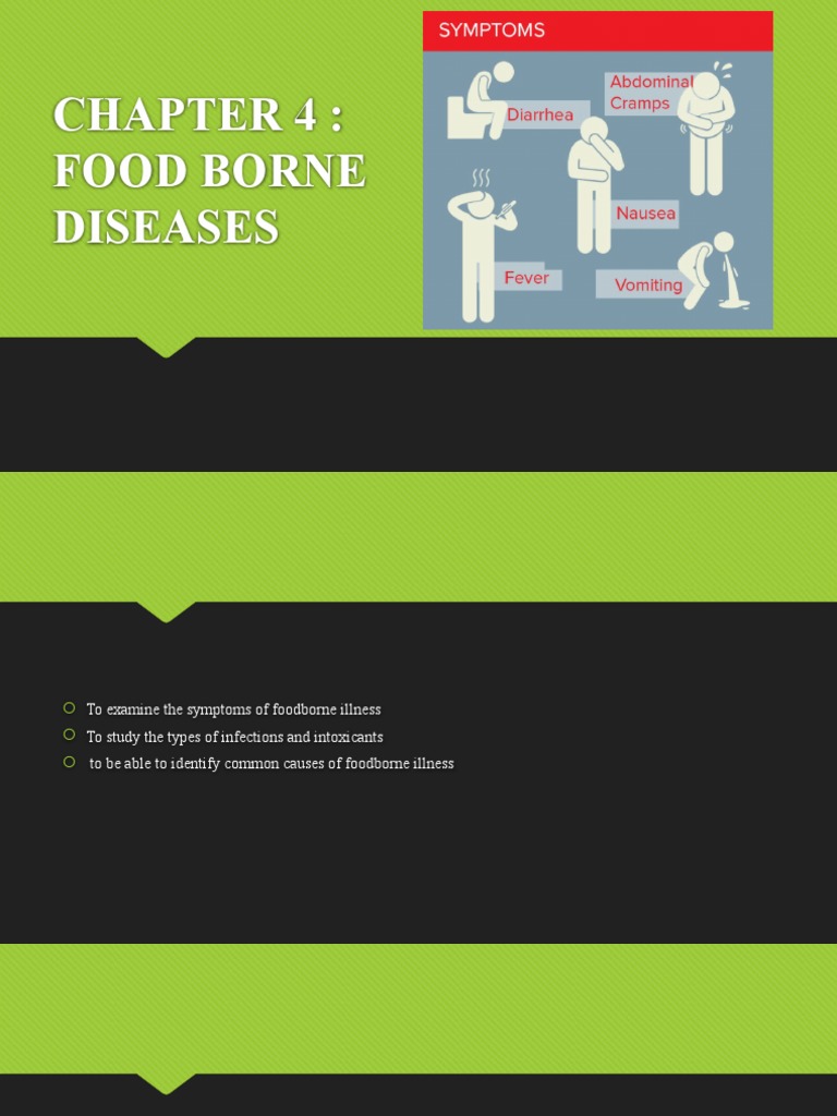 Chapter 4 - Food Borne Diseases | PDF