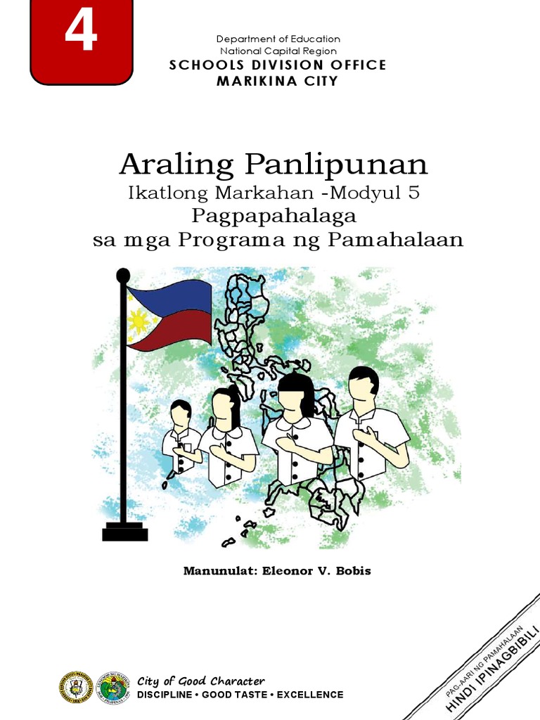 Araling Panlipunan: Pagpapahalaga Sa Mga Programa NG Pamahalaan | PDF