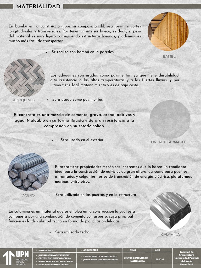 MATERIALIDAD | PDF | Hormigón | Ingeniería de Edificación