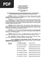 Barangay Eo On The Creation and Organization of BDRRM Committee | PDF ...