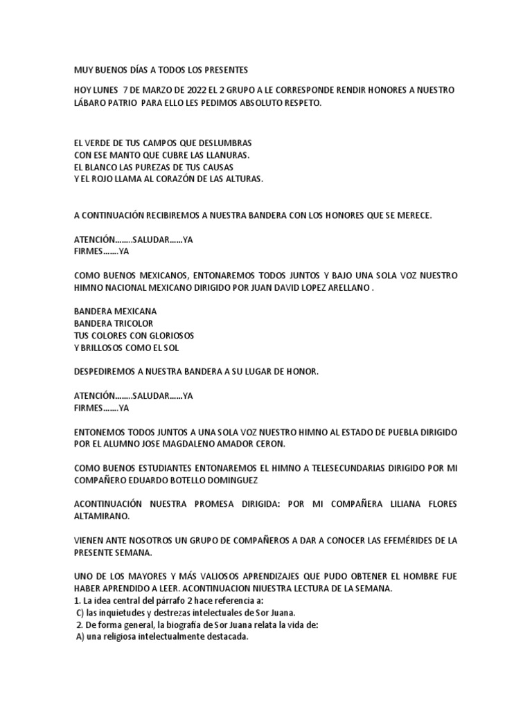 Programa para Dirigir El Programa | PDF