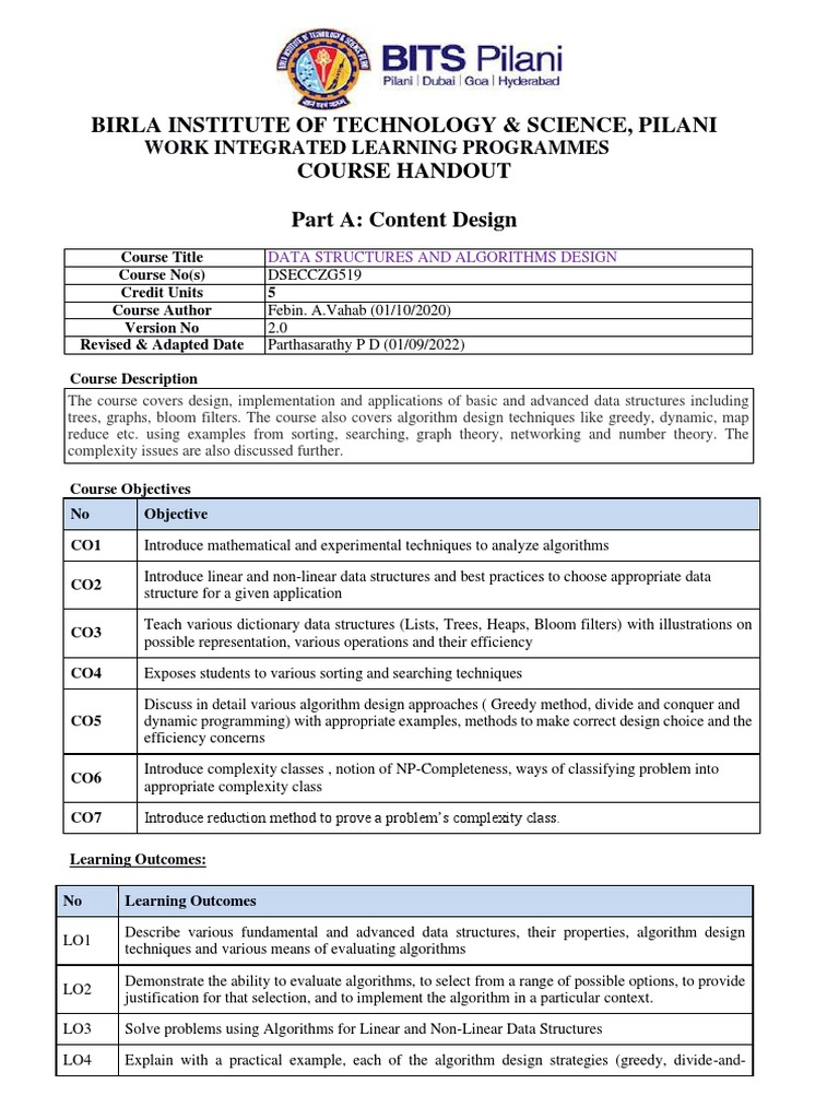 DSAD Regular HO | PDF | Computational Complexity Theory | Time Complexity