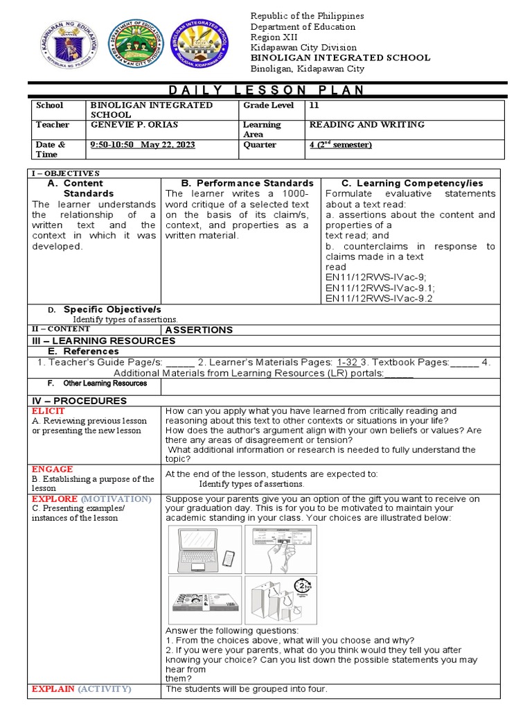RW Week 4 | PDF | Argument | Learning