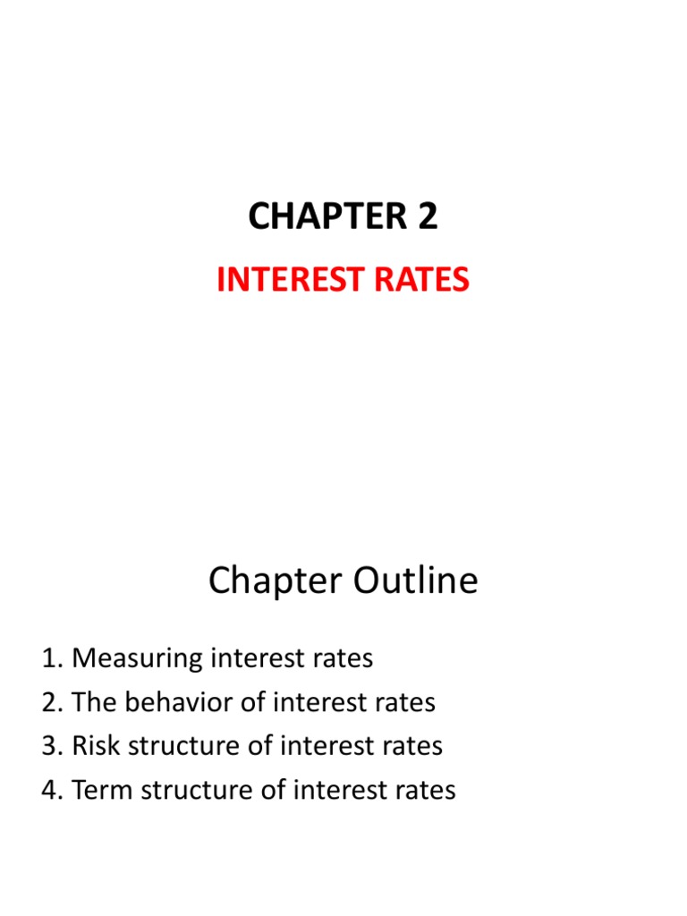Understanding Interest Rates | PDF | Yield Curve | Interest