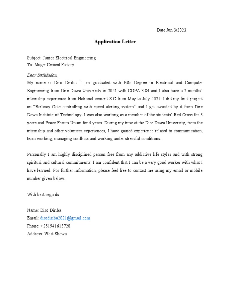 Diro Diriba 0941613720 | PDF