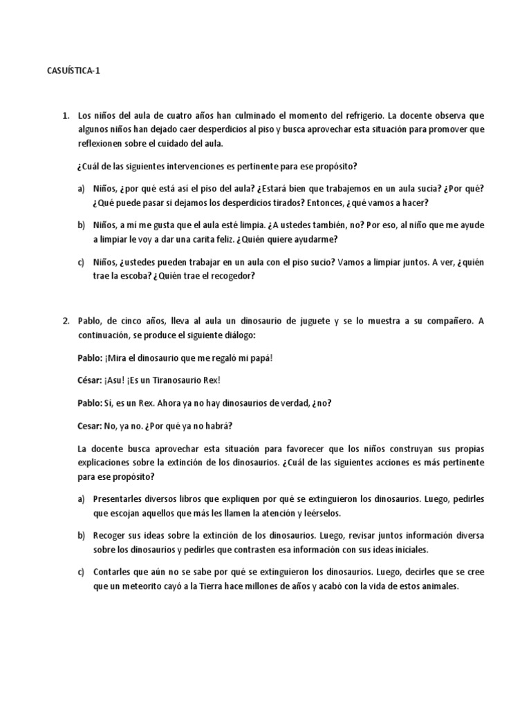 Casuistica 1 Grupo 2 | PDF | Clima | Invalidez