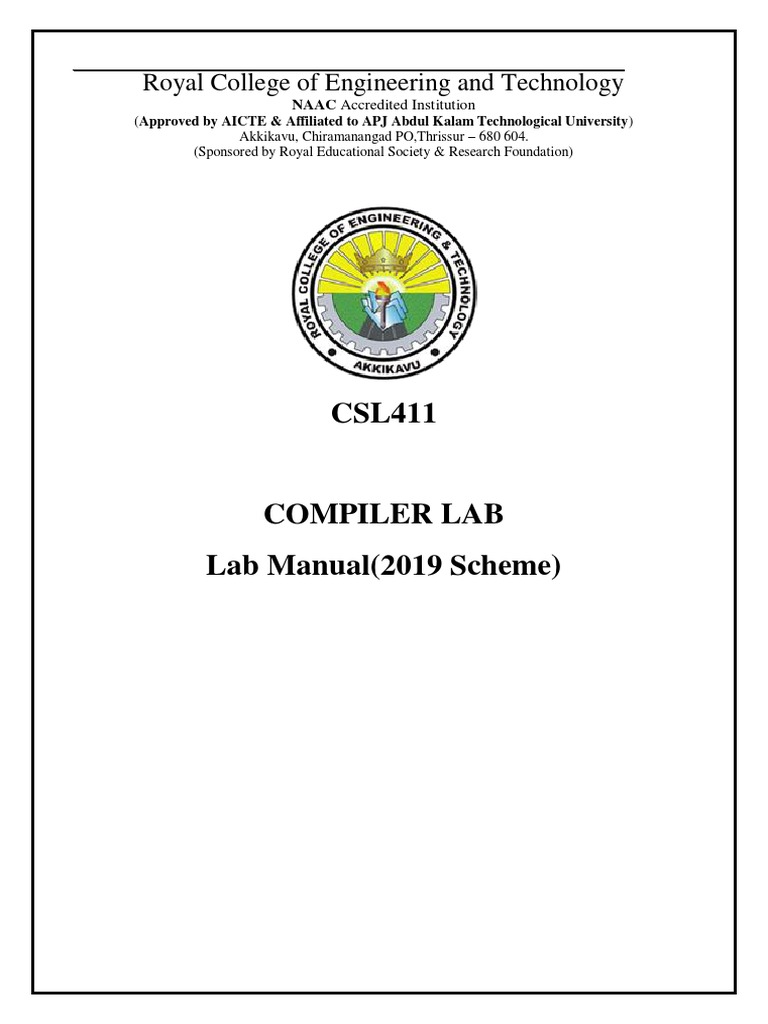 CSL 411 Compiler | PDF | Computers