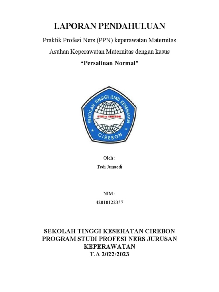 Laporan Persalinan Normal 2022 | PDF