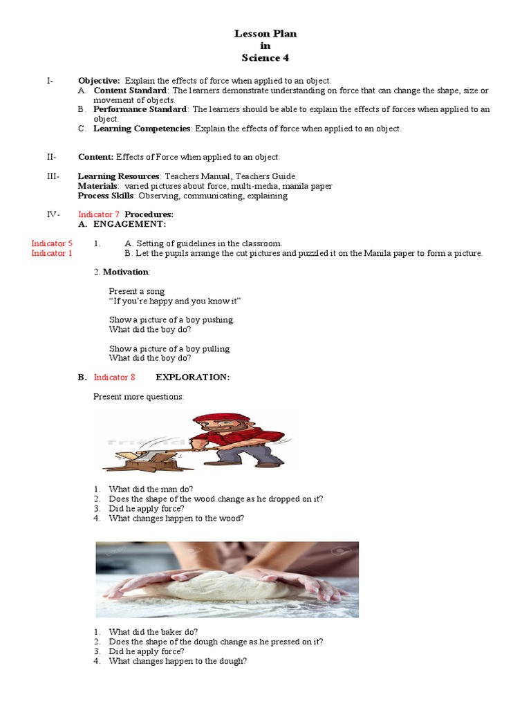 Lesson Plan in Science 4 COT Q3 | PDF | Lesson Plan | Learning