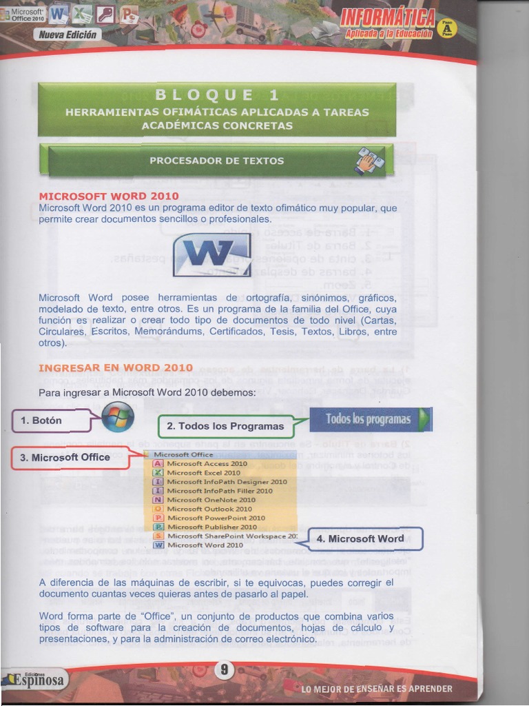 Guía Completa de Microsoft Word 2010 | PDF | Microsoft Office | Microsoft