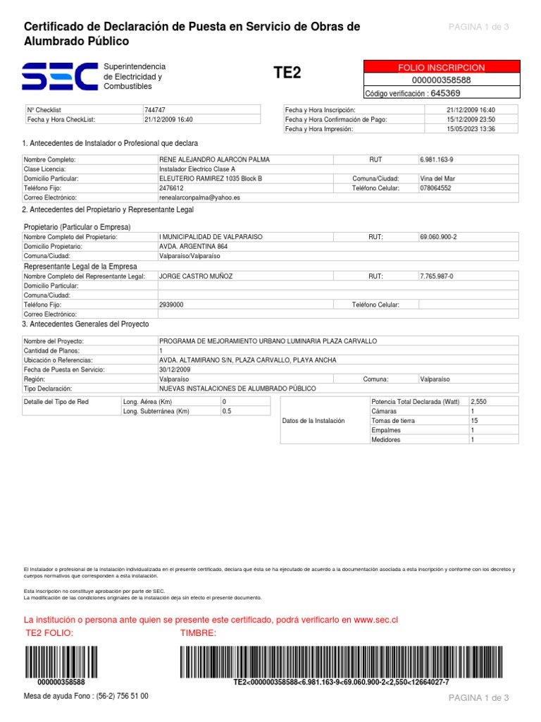 TE2 Ejemplo | PDF | Ingenieria Eléctrica | Electricidad