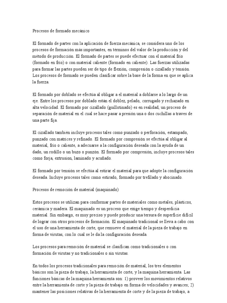 Procesos de Formado Mecánico | PDF | Extrusión | Aluminio