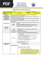 DepEd Lesson Plan Format in Science | PDF | Lesson Plan | Learning