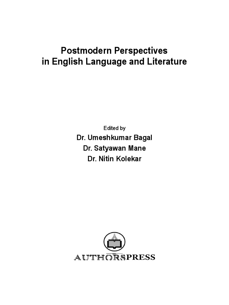 Book Title Postmodern Perspectives in en | PDF