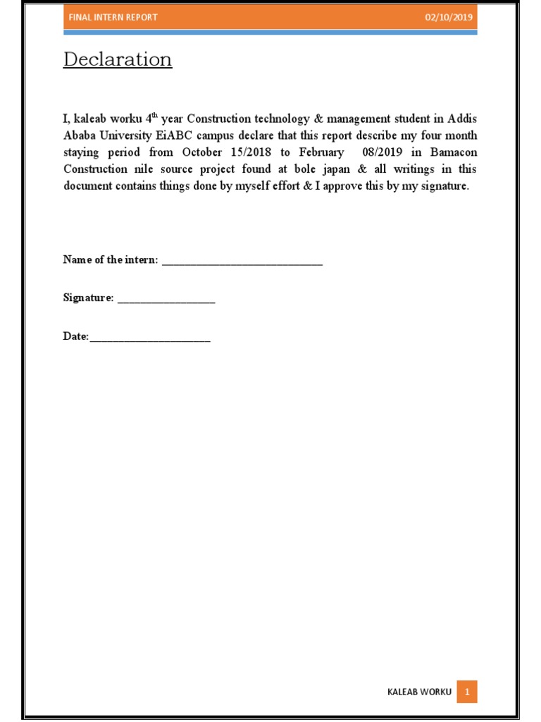 Kaleab Final | PDF | Concrete