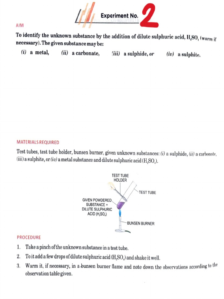 Chemistry Lab Experiments Guide | PDF | Magnesium | Filtration