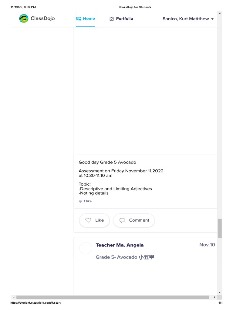 ClassDojo For Students | PDF