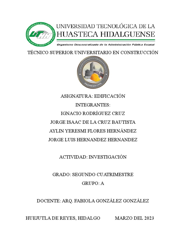 Estudio de Caso de Procesos Constructivos | PDF | Hormigón | Tornillo