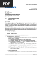 Conforme Letter | PDF | Receipt | Employment