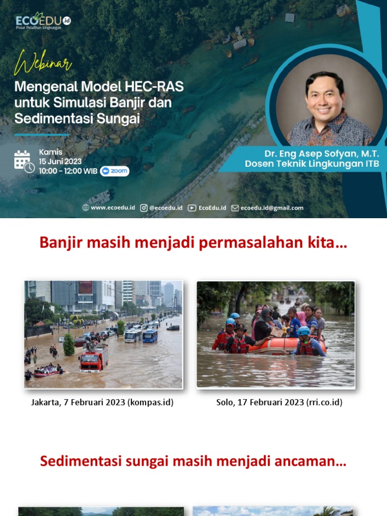 Optimasi Banjir dan Sedimentasi dengan HEC-RAS | PDF
